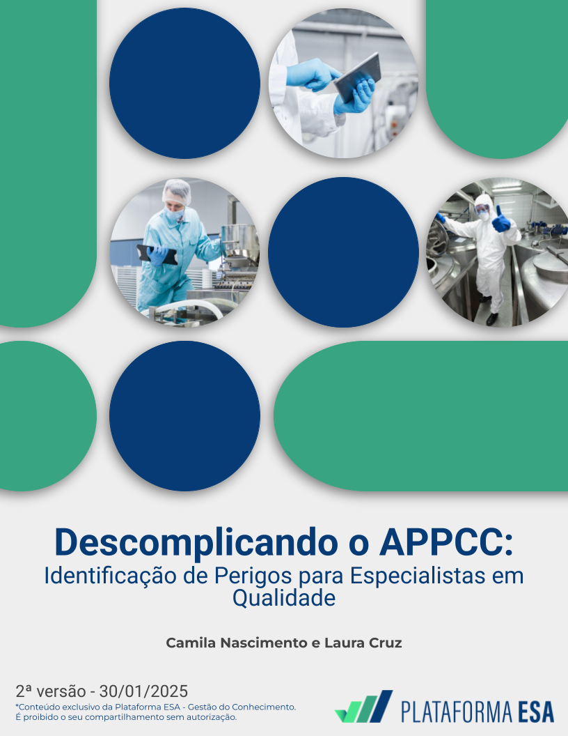 Ebook - APPCC - Plataforma ESA | Seu Assistente Virtual da Qualidade